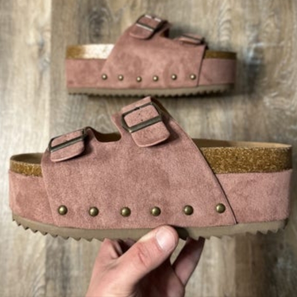 Corkys | Shoes | New Corkys Pink Platform Flatform Sandals | Poshmark